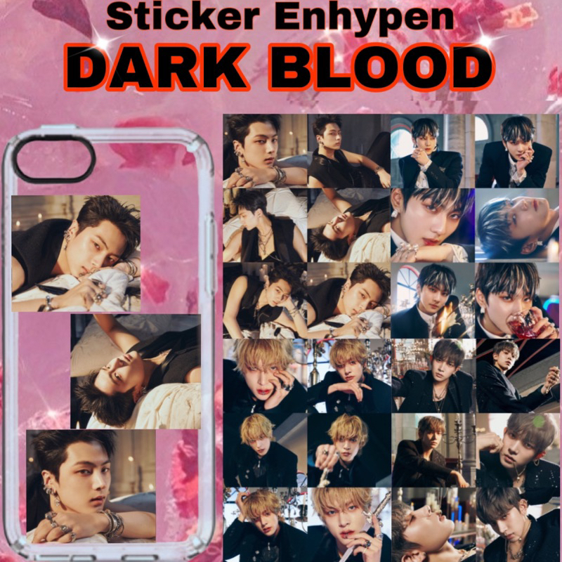 Jual Stiker Enhypen DARK BLOOD Ver Aesthetic ( Sudah Cuting ) Anti Air / DIY Sticker Enhypen Jay ...