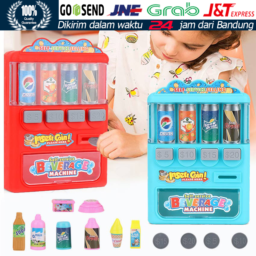 Jual Mainan Anak Vending Machine / Mainan Mesin Minuman / Edukasi ...