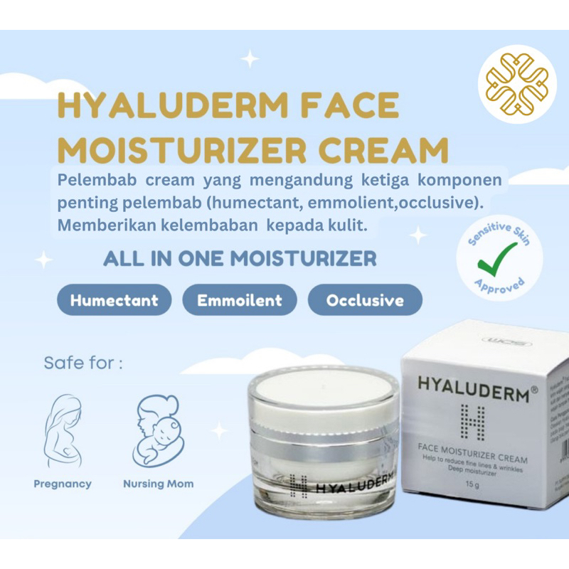 Jual Hyalucream Moisturizer Cream (BPOM - PELEMBAB KRIM) | Shopee Indonesia