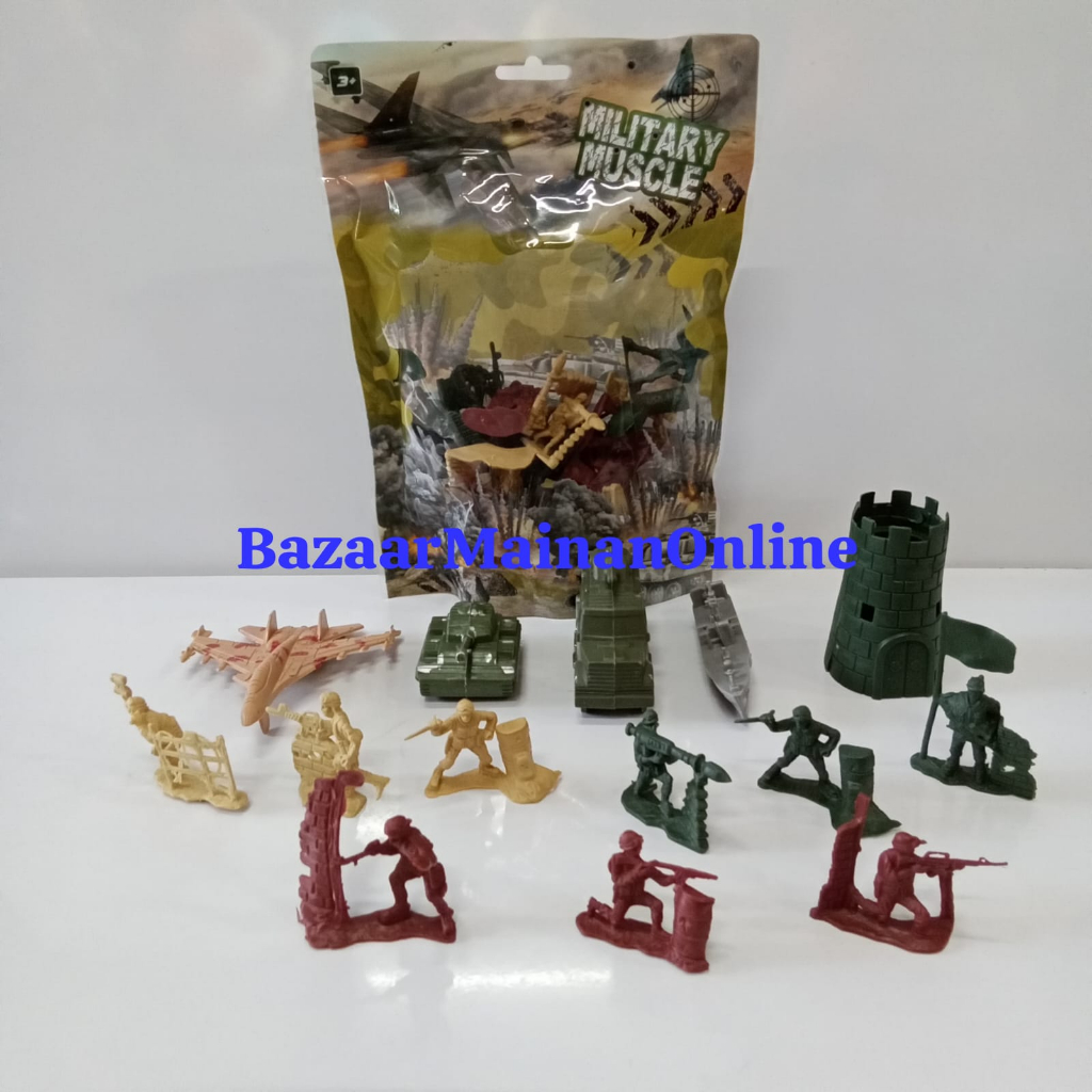 Jual Mainan Tentara Army Toys – L-265- Bahan Plastik – SNI | Shopee Indonesia