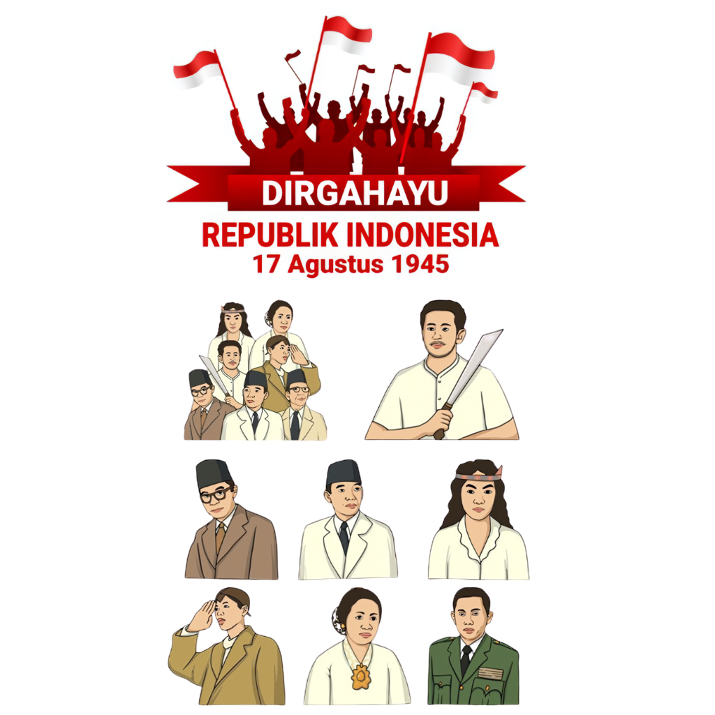 Jual Hiasan Kue Tumpeng Pahlawan Kemerdekaan HUT RI Dirgahayu Indonesia ...