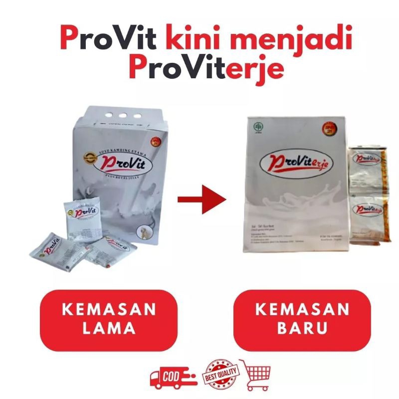 Jual Susu Kambing Provit Plus Royal Jelly (Proviterje) | Shopee Indonesia