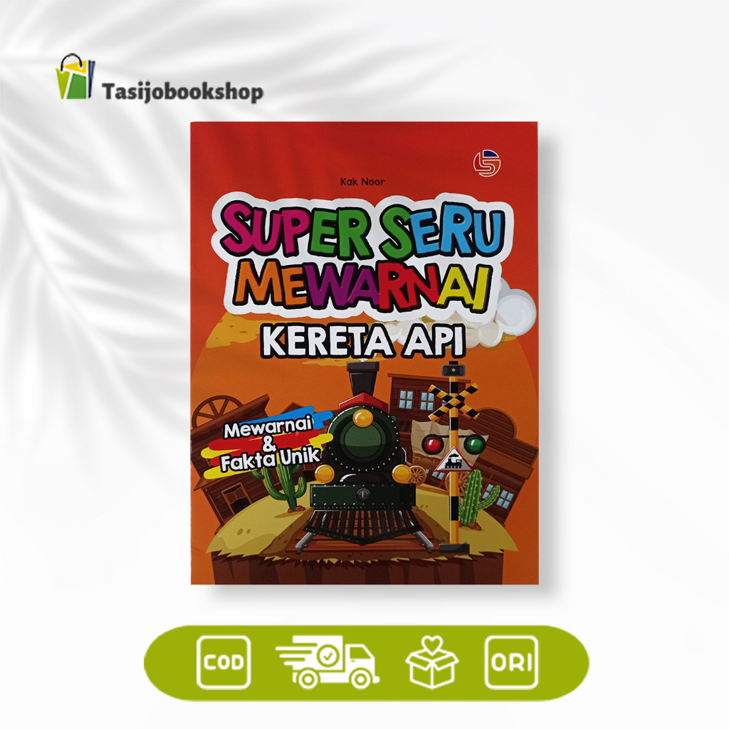 Jual Buku Aktivitas Anak : Kereta Api Super Seru Mewarnai TK PAUD | Shopee Indonesia