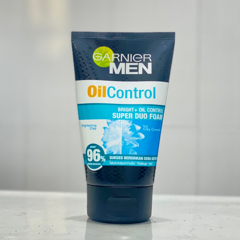 Jual Garnier Men Oil Control Super Duo Foam Bright + Oil Control ...