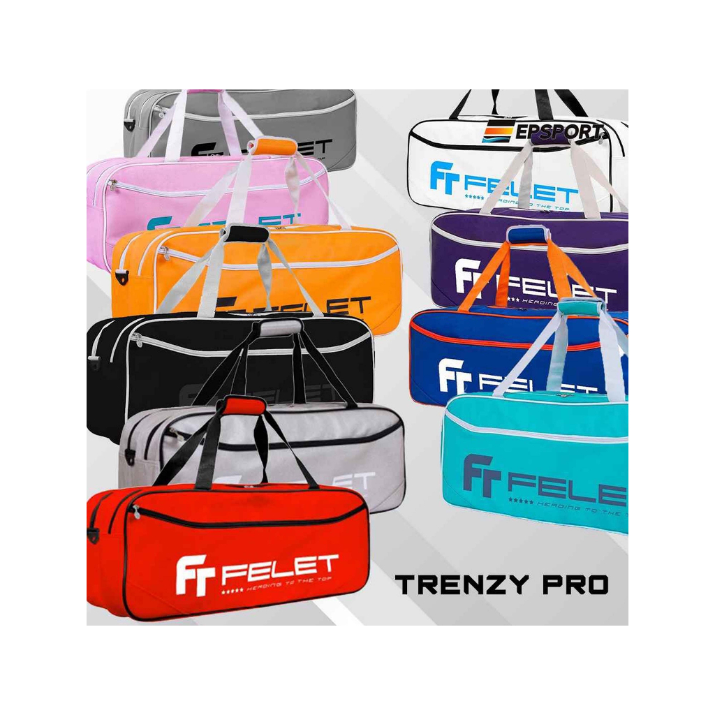 Jual Tas Badminton FELET TRENZY PRO TOURNAMENT BAG SQUARE Petak Jinjing ...