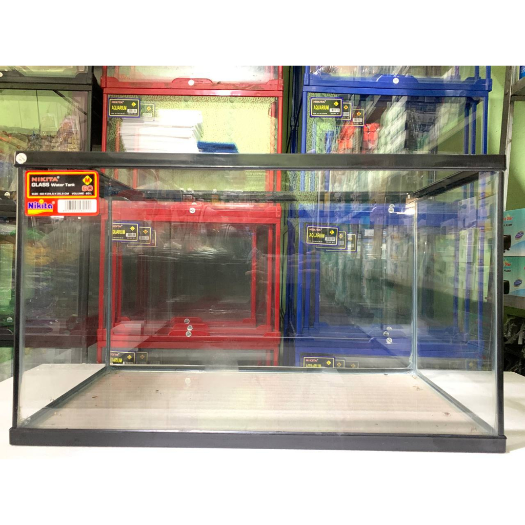 Jual AQUARIUM NIKITA AKRILIK / AQUARIUM REPTIL SIZE (M) JUMBO 60 X 29,5 X 35,5 CM | Shopee Indonesia