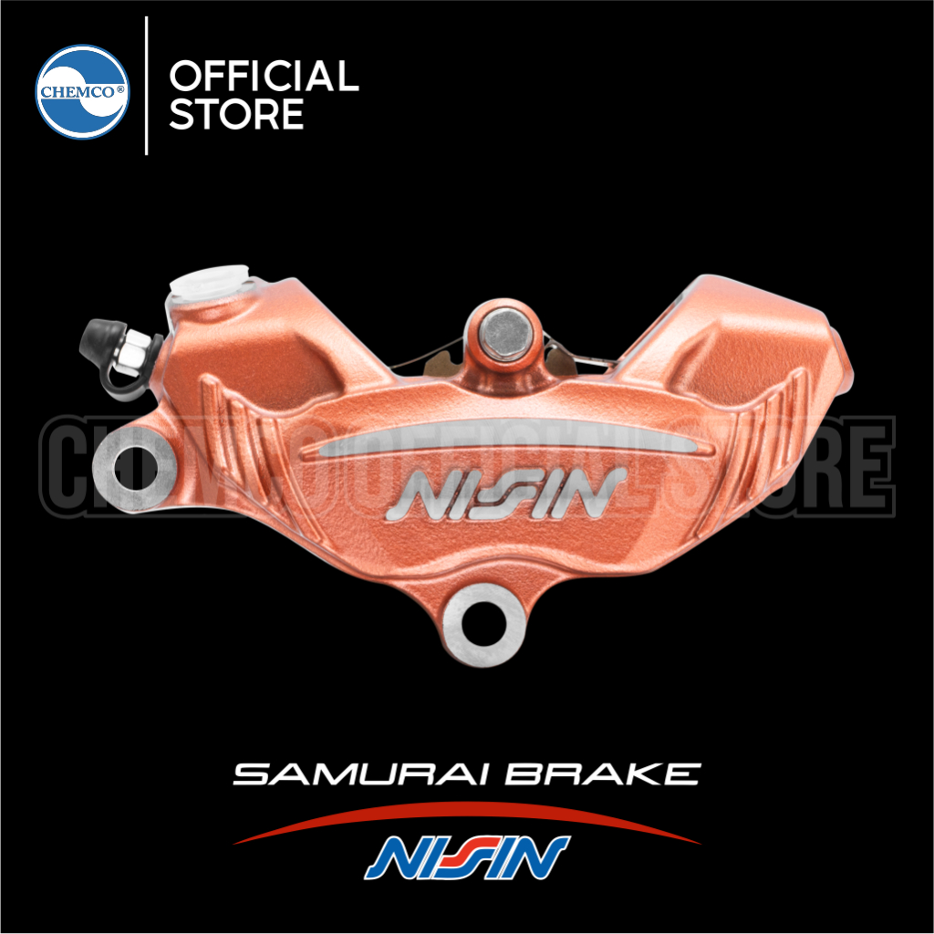 Jual Caliper 4 Piston NISSIN SAMURAI BRAKE Kaliper Kiri NK2-LH + Bracket & Kampas Rem Pad Disc ...