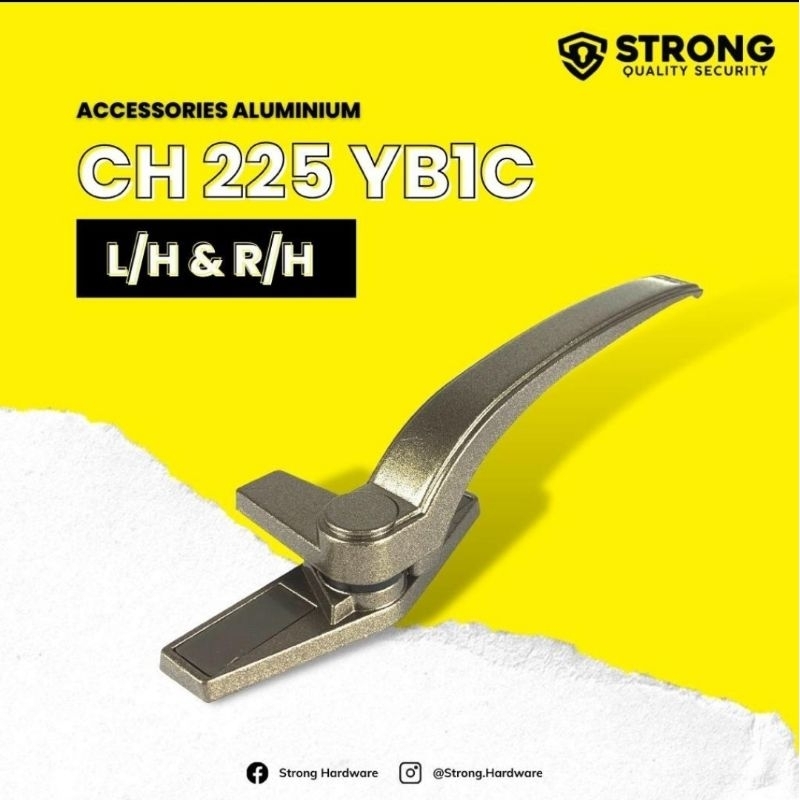 Jual RAMBUNCIS STRONG CH 225 WH/BK/YB1C/CA kunci grendel / handle jendela aluminium | Shopee ...