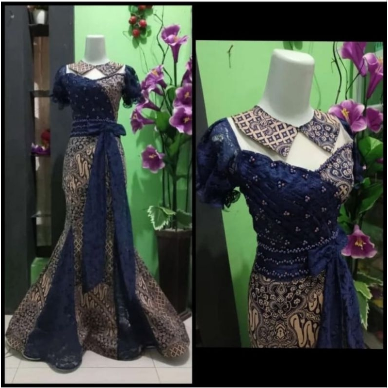 Jual Kebaya batik modern / baju wisuda kondangan / dress penyanyi ...