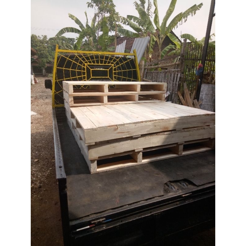 Jual Pallet Kayu Albasia Halus Kering Oven Kualitas Export Ukuran 130× ...