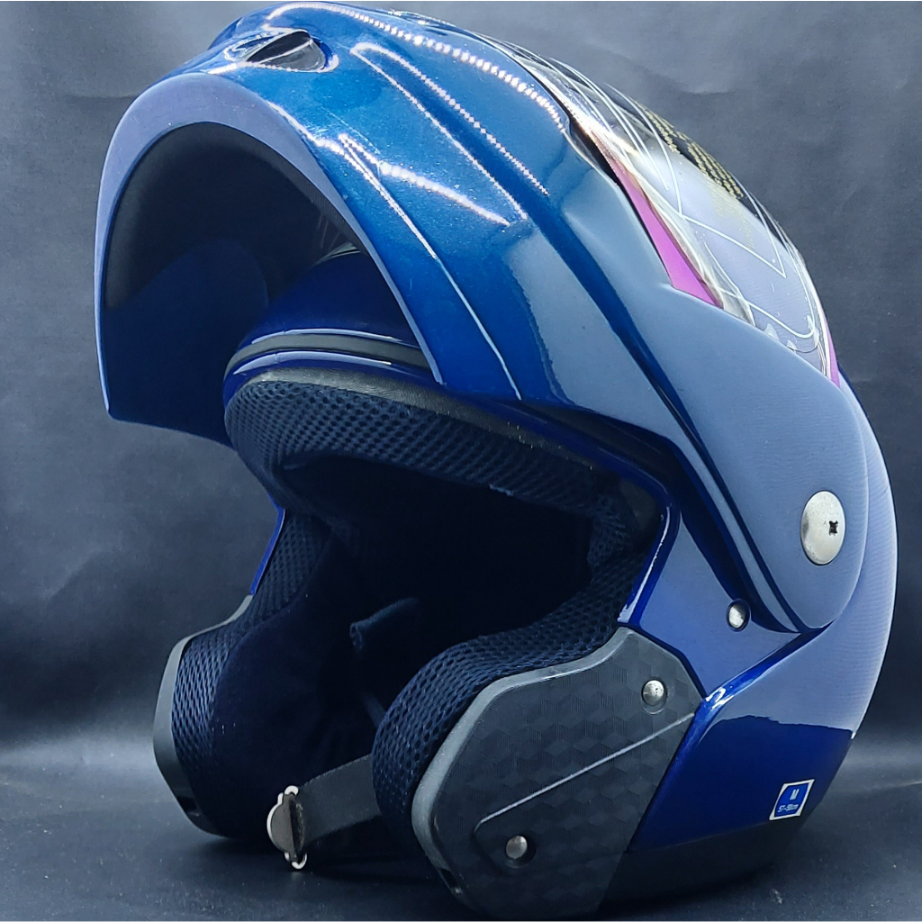 Jual Helm Modular Jadul GDR buka rahang polos solid | Shopee Indonesia