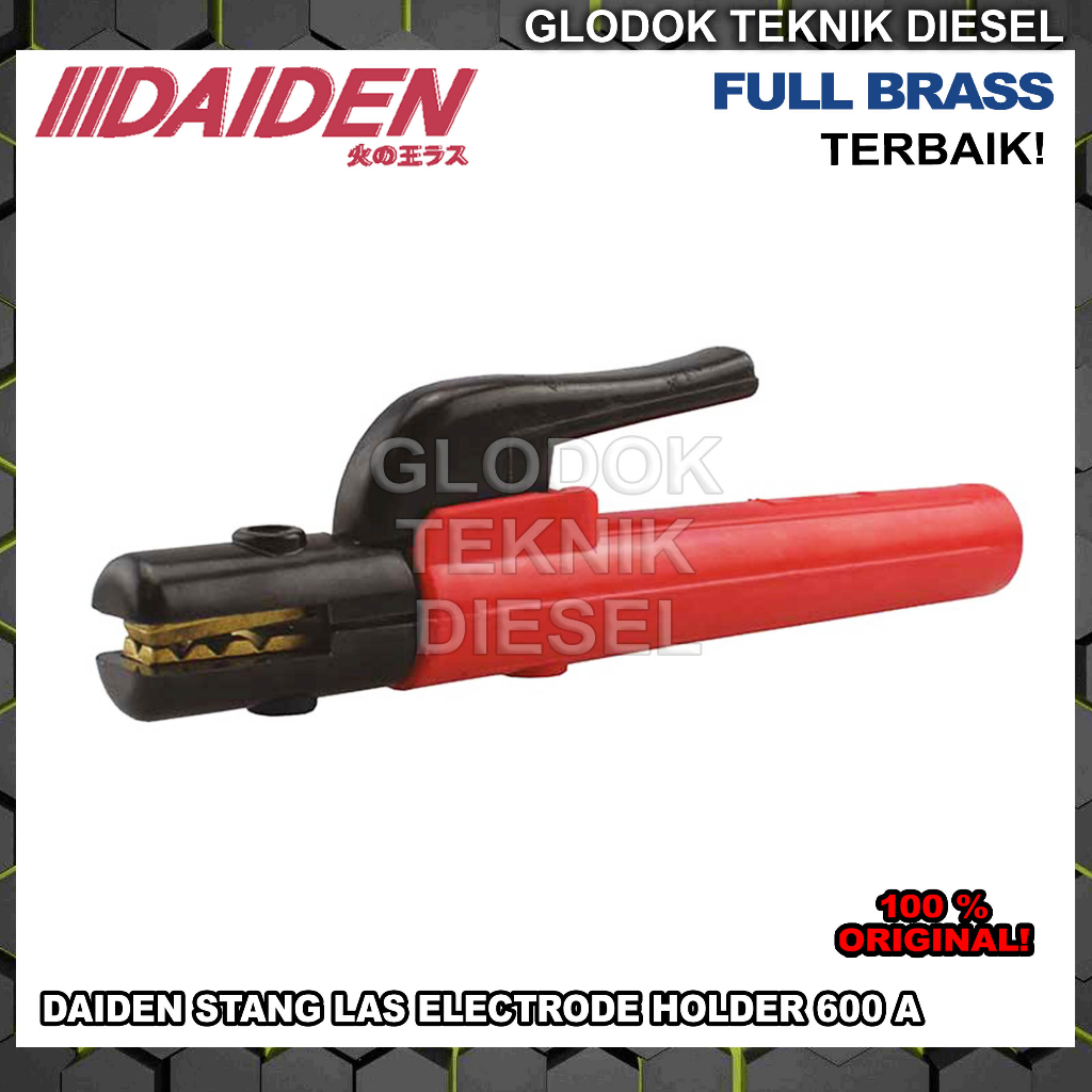 Jual Daiden Stang Tang Las Listrik 600 A Electrode Holder Full Brass ...