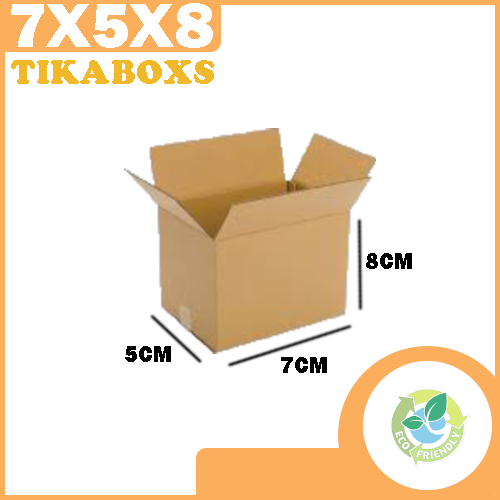 Jual KARDUS PACKING UKURAN 7X5X8 POLOS KARTON BOX CURRUGATED DUS ...