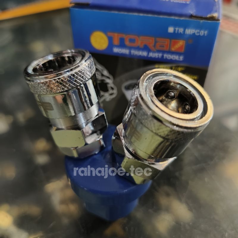 Jual Kopler Tora Cabang 2 Ukuran 1/4" - 2 Pass Quick Coupler | Shopee ...