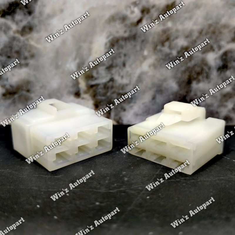 Jual SOKET 6 PIN BESAR TIPE 250 (SOCKET ONLY/KOSONGAN) / SOCKET 6 PIN ...