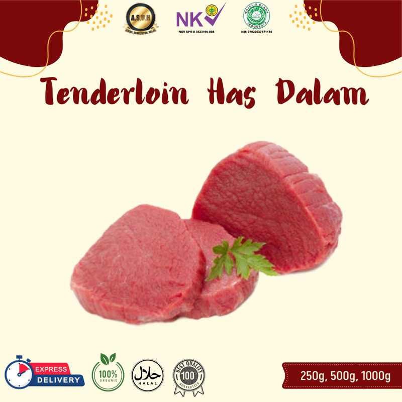 Jual TENDERLOIN HAS DALAM/DAGING HAS DALAM | Shopee Indonesia