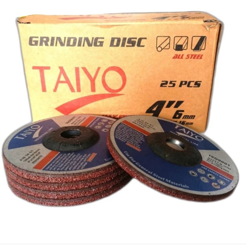 Jual Batu Gerinda/Mata Gerinda Poles Besi Taiyo 4inchi Tebal Biru ...