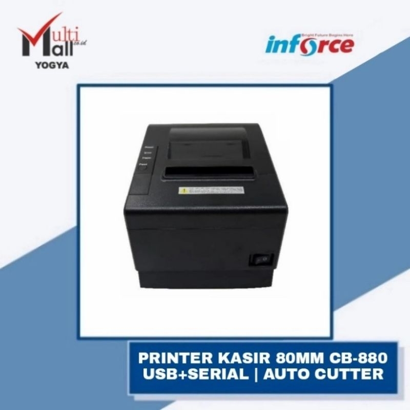 Jual Inforce Printer Thermal Kasir CB-880 USB Serial Auto Cutter 80mm ...