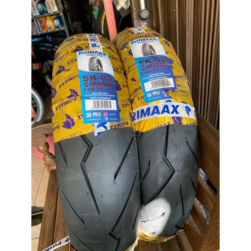 Jual ban primax sk03 ring 17 110/70 120/70 130/70 100/80-17 90/80-17 ...
