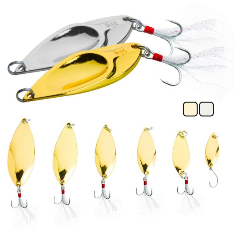 Jual Micro Spoon Lure Umpan Pancing Buatan (gold & silver) | Shopee ...