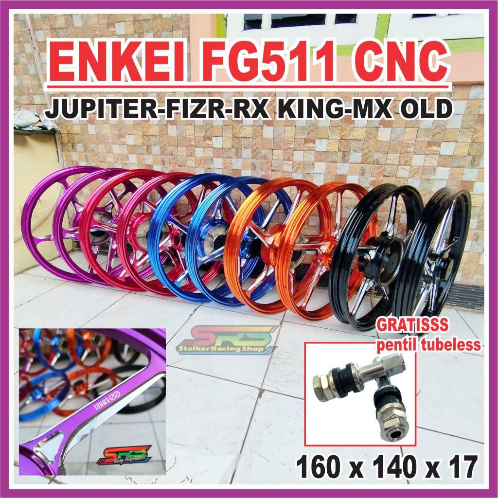 Jual VELG ENKEI 511 CNC JUPITER FIZR MX OLD RXKING ENKEI511 ENKEI FG511 ...