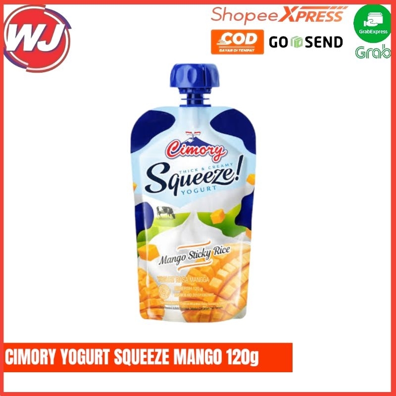 Jual CIMORY YOGURT SQUEEZE MANGO 120g | Shopee Indonesia