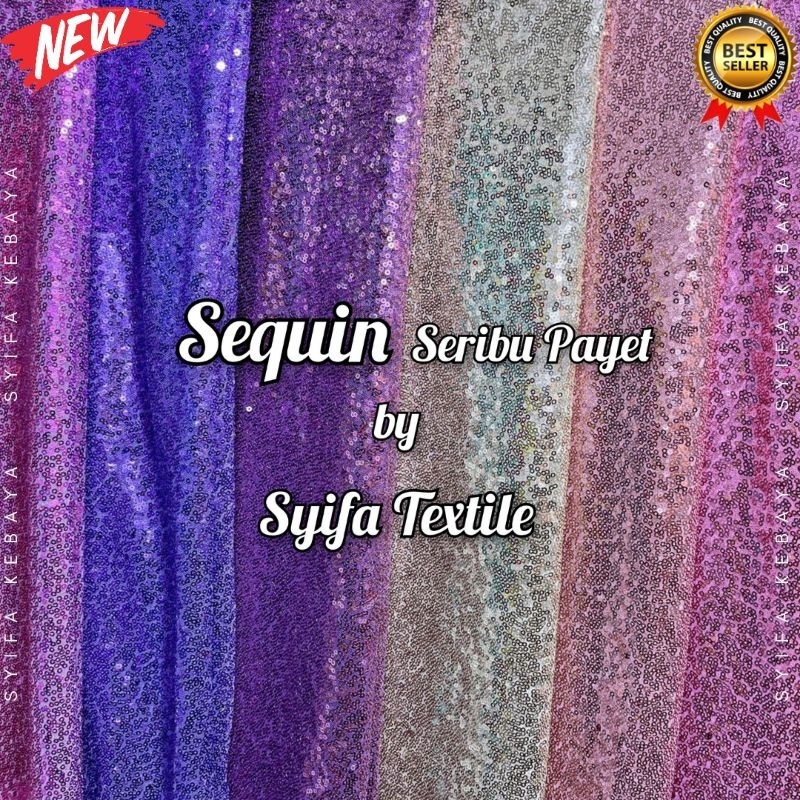 Jual Kain Sequin / Kain Sequin Seribu Payet / Kain Backdrop Background ...