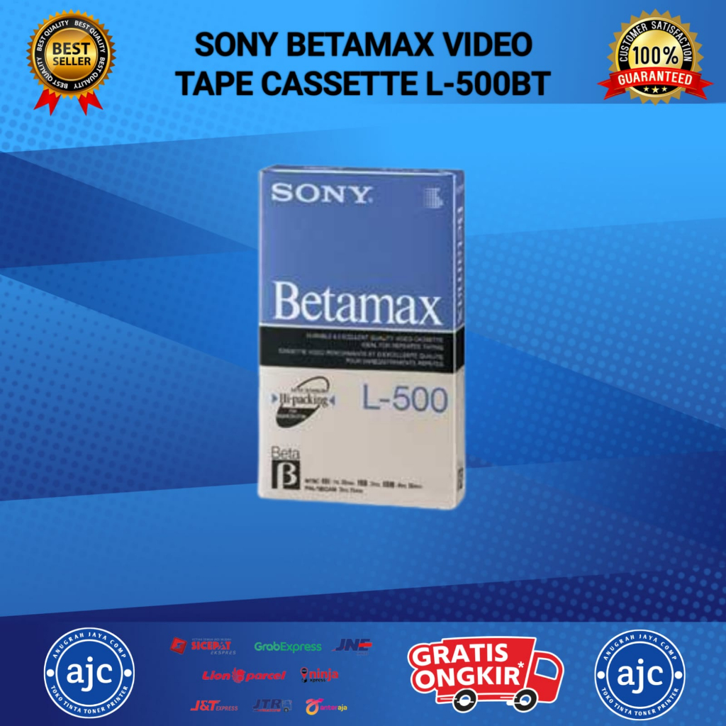 Jual Kaset Video VHS Sony Betamax L-500 Video Blank Tape Cassette L ...