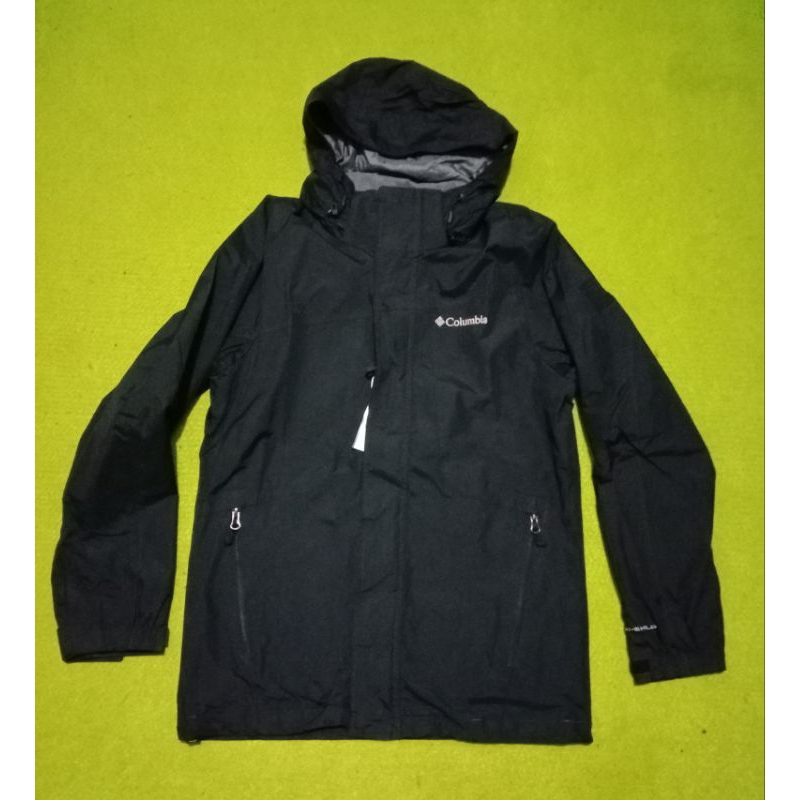 Jual COLUMBIA OMNI SHIELD BLACK OUTDOOR JACKET | Shopee Indonesia