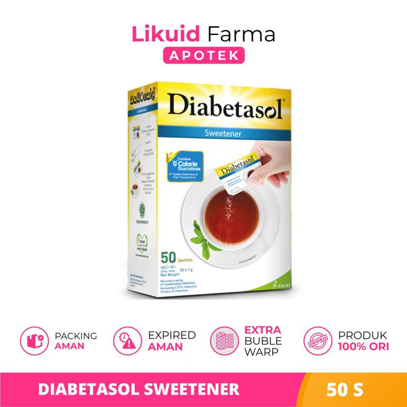 Jual Diabetasol Sweetener Sachet Gula Diabetes | Shopee Indonesia