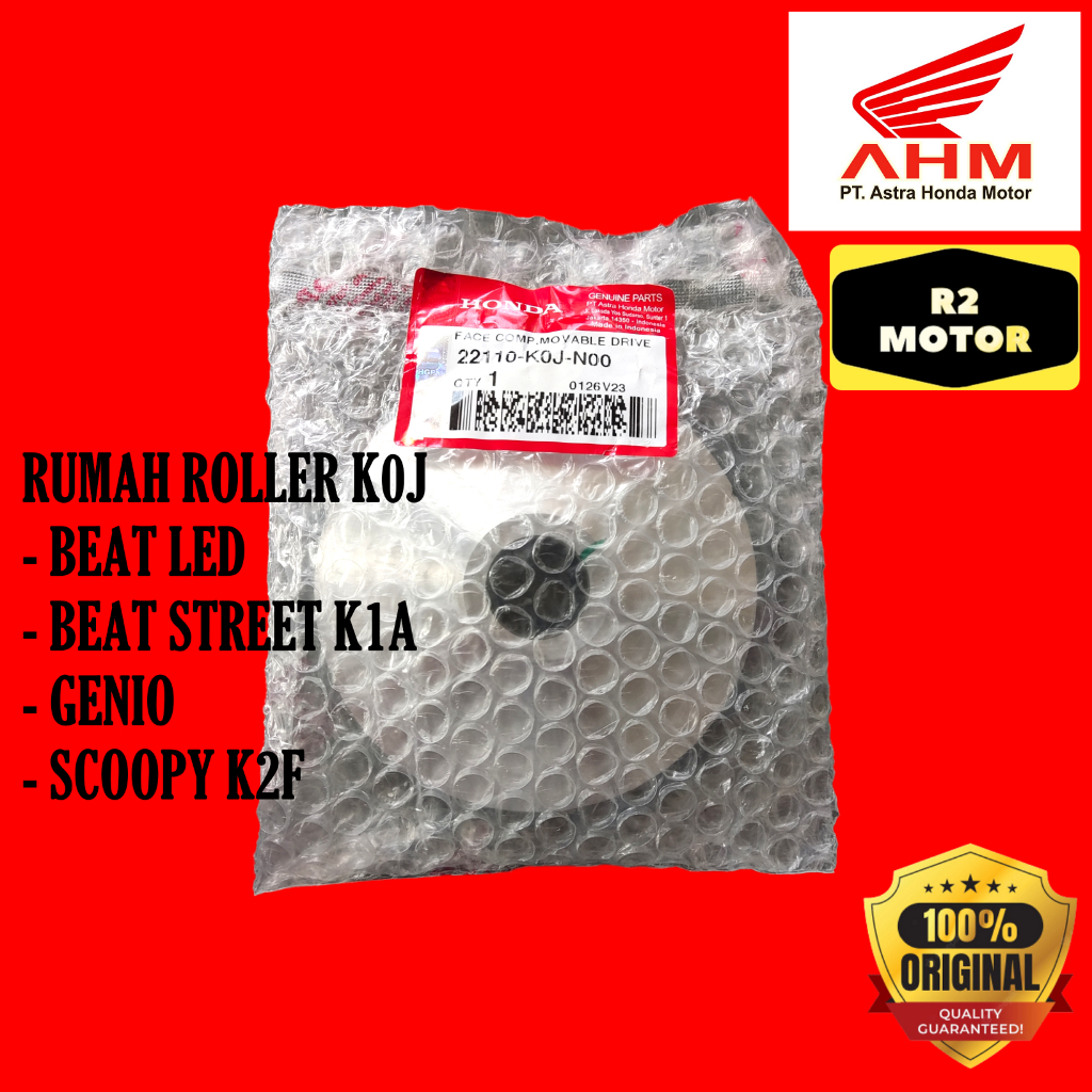 Jual RUMAH ROLLER 22110-K0J AHM HONDA BEAT LED STREET K1A GENIO SCOOPY K2F ORIGINAL | Shopee ...