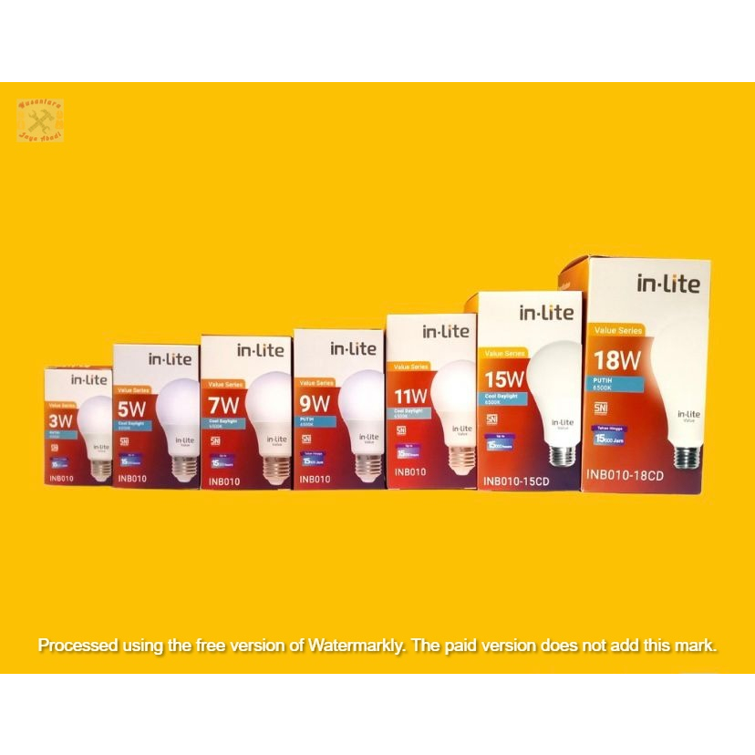 Jual LAMPU LED BULB INLITE INB010 | Shopee Indonesia