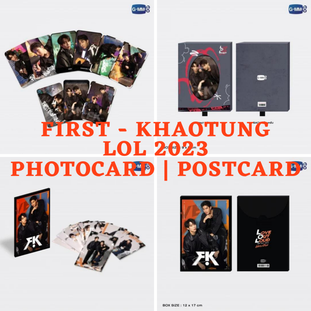 Jual [ SHARING ] FIRSTKHAOTUNG POSTCARD - PHOTOCARD LOL 2023 || FIRST ...