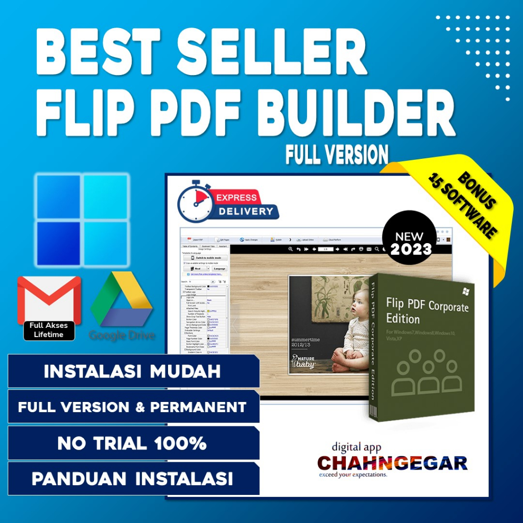 Jual Flip PDF Plus Corporate 2025 / Profesional 2024 Full Version ...