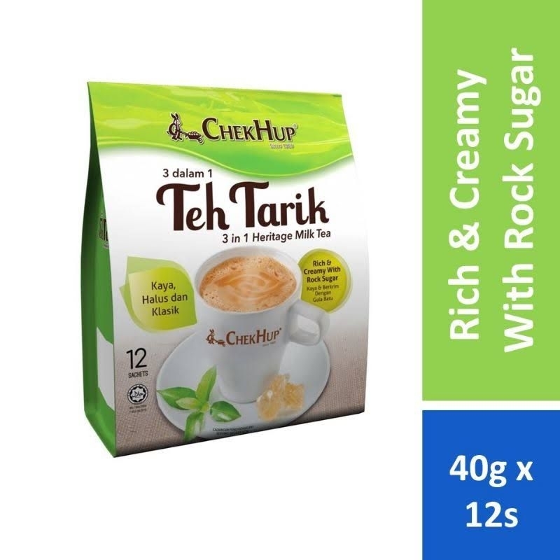 Jual CHEKHUP 3IN1 TEH TARIK HERITAGE MILK TEA CHEK HUP ISI 12SACHETS ...