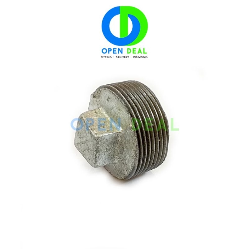 Jual FLUG Besi 1 1/2" IN G Brand / Plug Besi 1 1/2 Inch Galvanis ...