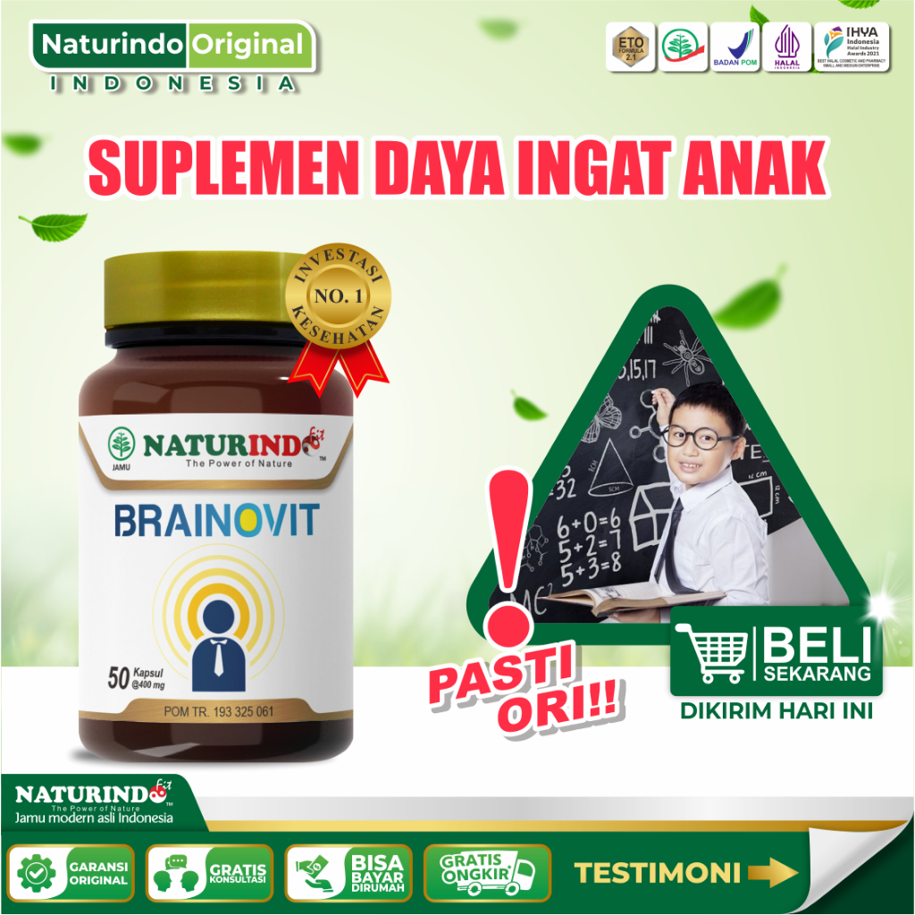 Jual Suplemen Daya Ingat Nutrisi Otak Anak Vitamin Meningkatkan ...