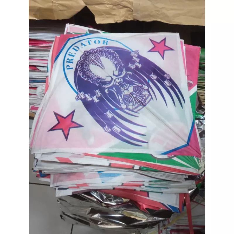 Jual 100PCS LAYANGAN KERTAS SABLON / LAYANGAN ADUAN | Shopee Indonesia