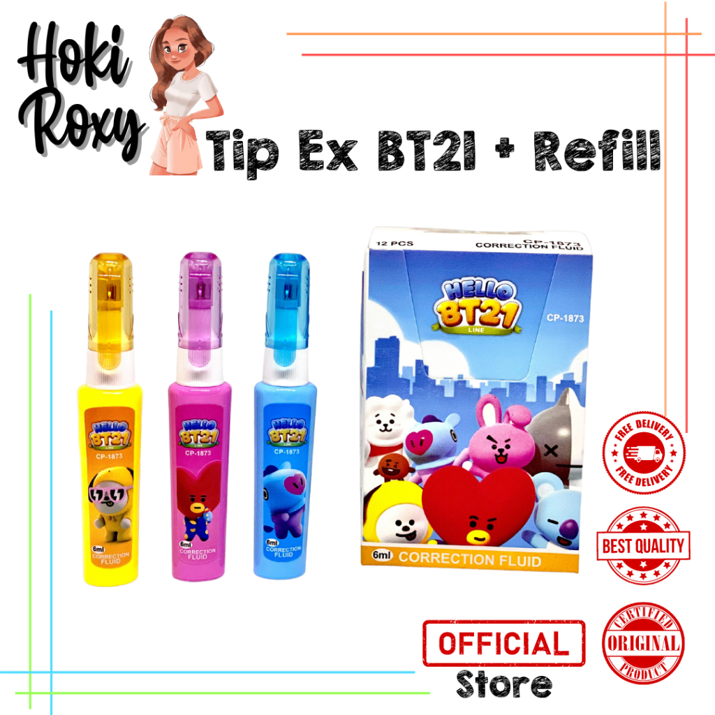 Jual Tip Ex FANCY // Correcction Pen 1875 Korean Series // Tip Ex Murah ...