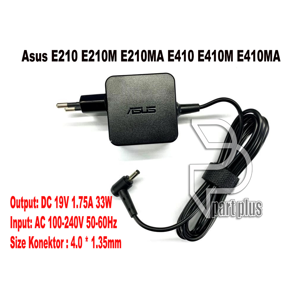 Jual Adaptor Charger Asus E410 E410M E410MA E210 E210M E210MA 19V-1.75a ...