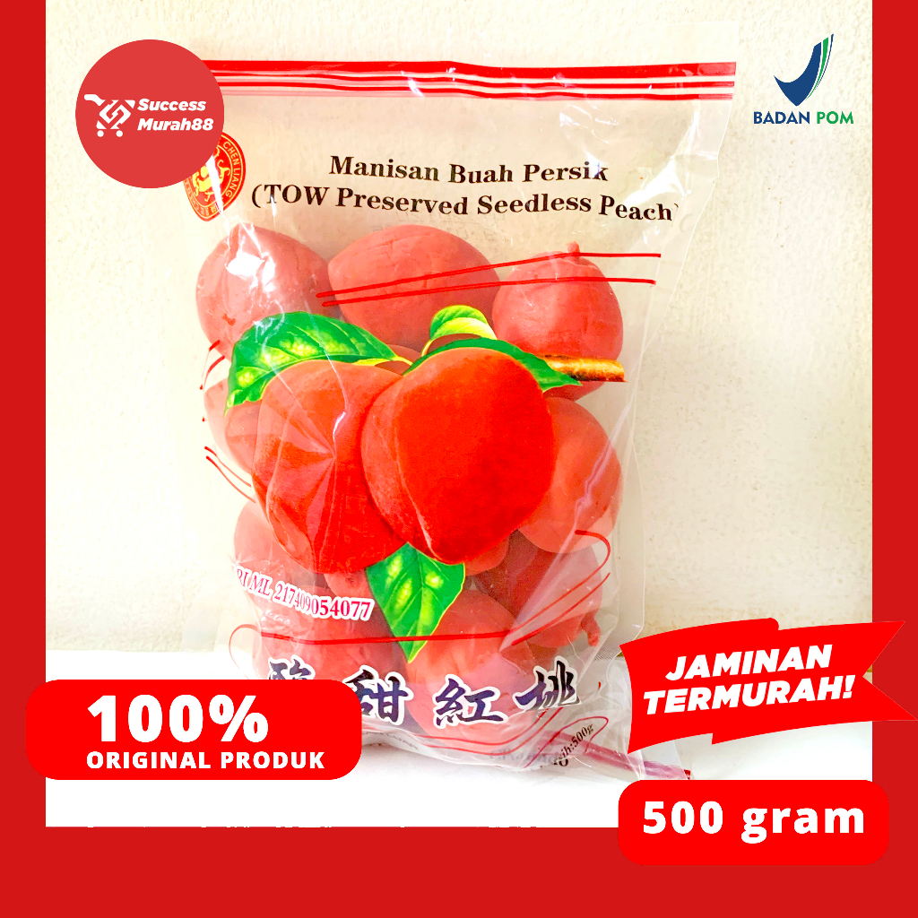 Jual MANISAN PERSIK TANPA BIJI ANGTOW SIANTOW PRESERVED PEACH SEEDLESS ...