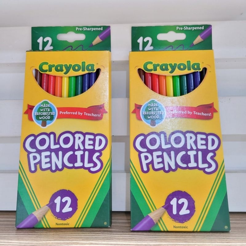 Jual Crayola Colored Pencil 12 Color - Pensil Warna Crayola | Shopee ...