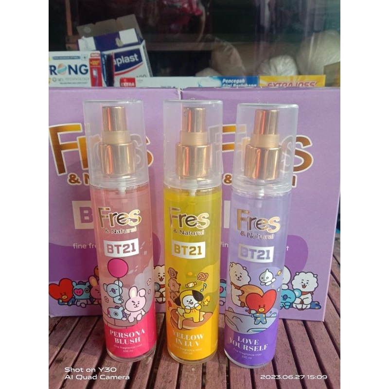 Jual Parfum FRES & NATURAL BT21 100ML | Shopee Indonesia