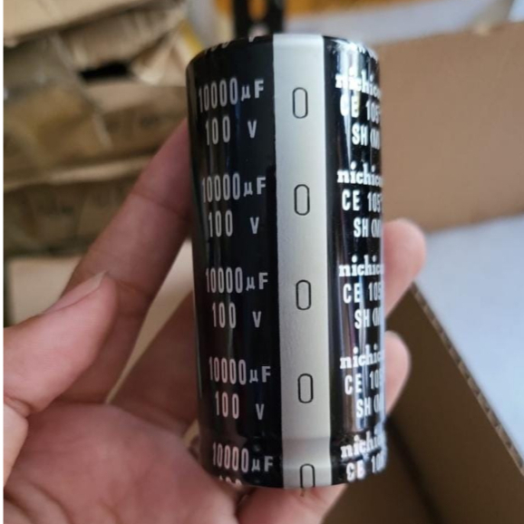 Jual Elco 10000UF/100V Nichicon Hitam silver | Shopee Indonesia