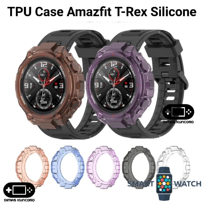 Jual TPU Case Amazfit T-Rex silicone silikon soft t rex trex 1 pro ...