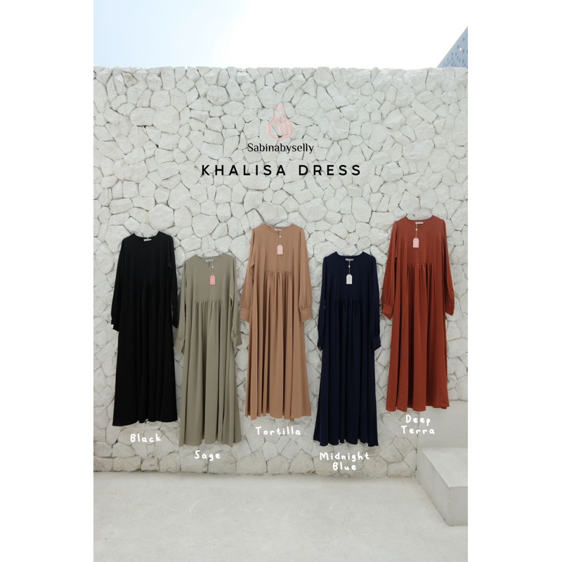 Jual Khalisa Dress by Sabina By Selly | Shopee Indonesia