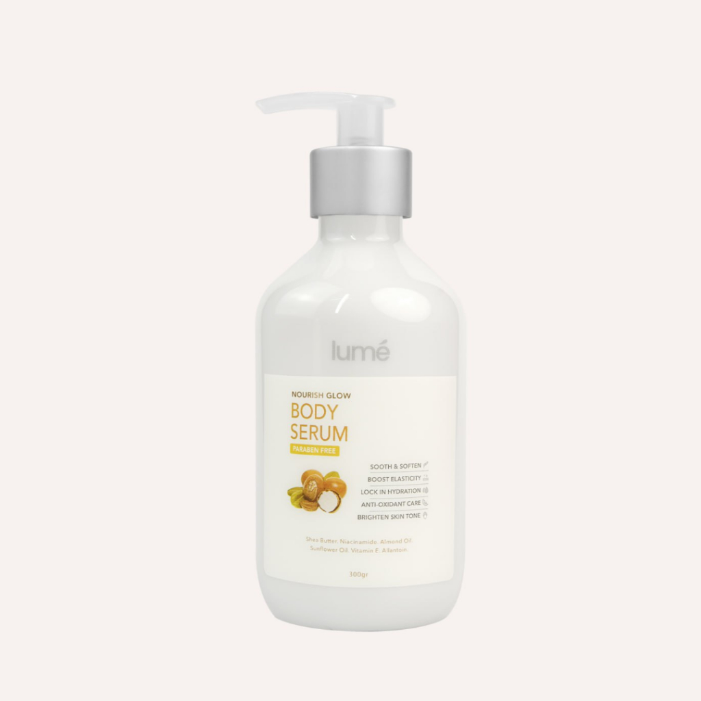 Jual LUME NOURISH GLOW BODY SERUM LOTION BRIGHTENING WHITENING PENCERAH ...