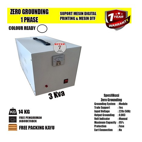 Jual zero grounding 1phase mesin digital printing / suport mesin DTF ...