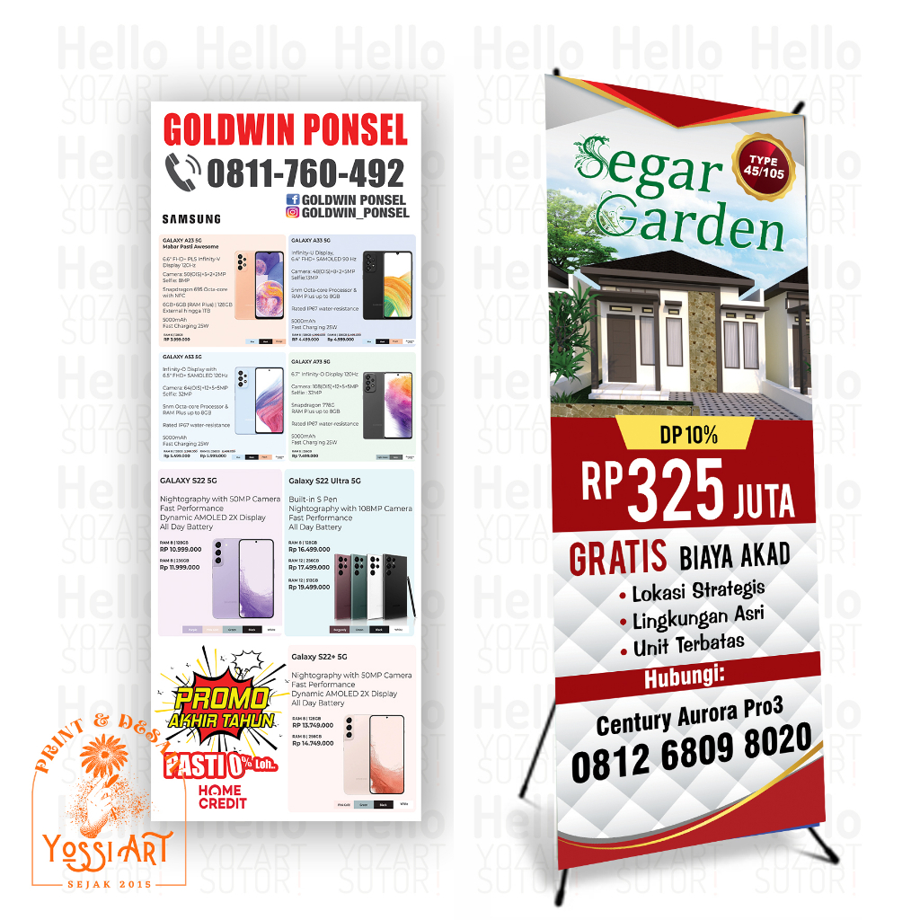 Jual X BANNER PROMOSI / WEDDING/ WISUDA/ ULANG TAHUN / KHITANAN ...