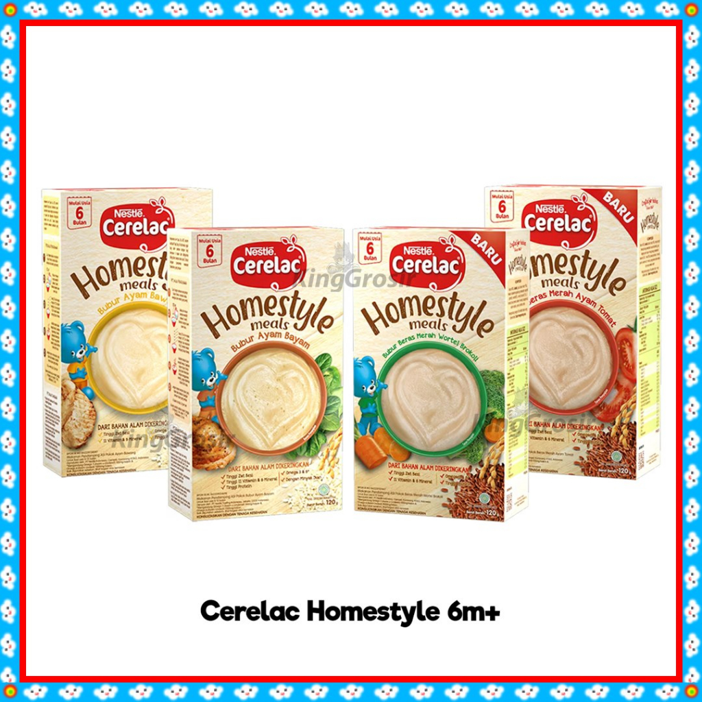 Jual Nestle Cerelac Homestyle Meals 6+ / 8+ Bubur MPASi Instan Bergizi ...